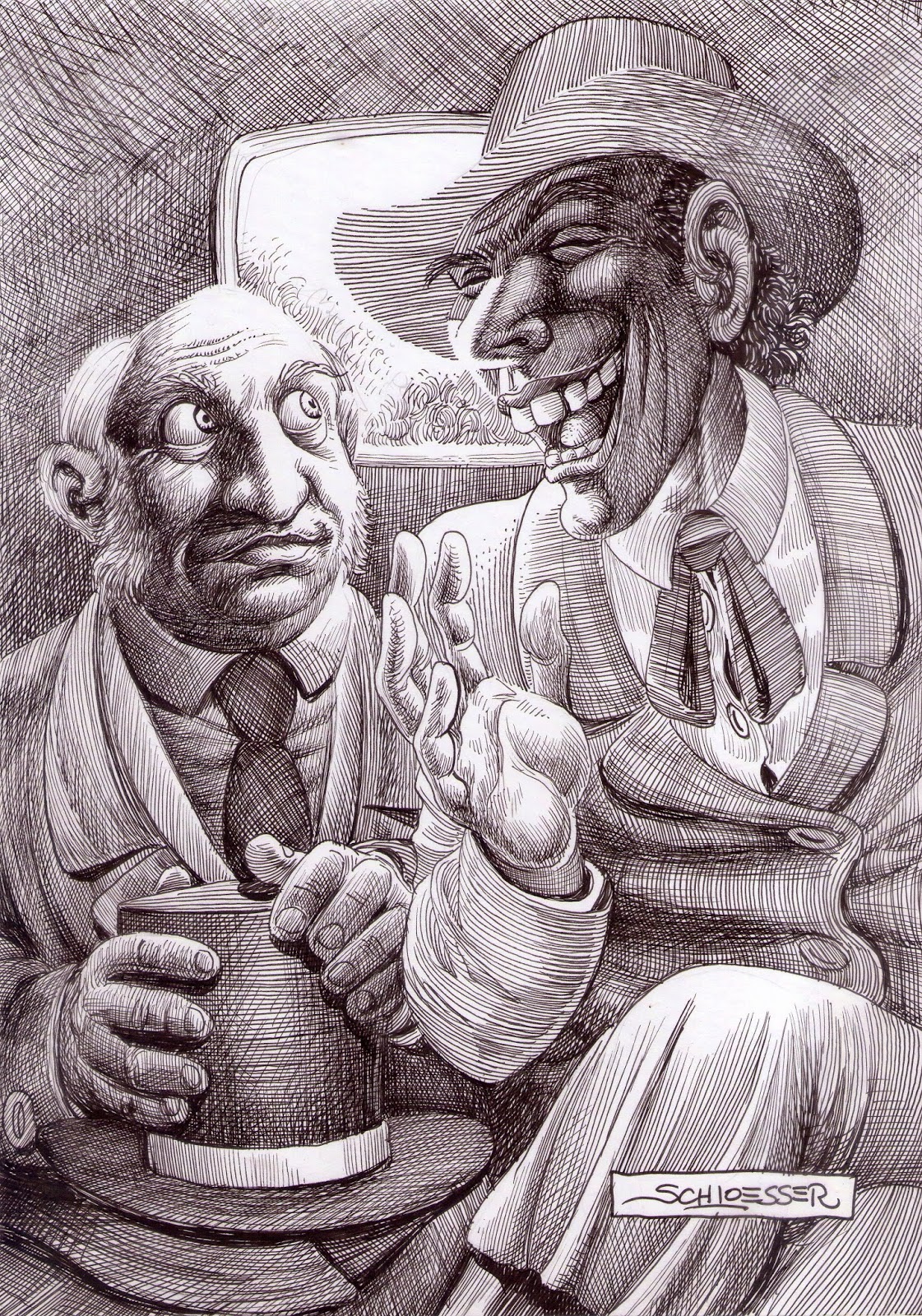 A ARTE DE EDUARDO SCHLOESSER: NUMA E A NINFA ( CENA 7 )