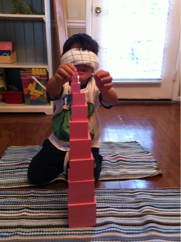 2- تمرين البرج الوردى The pink tower exercise | مدونة د/ دعاء مجدى