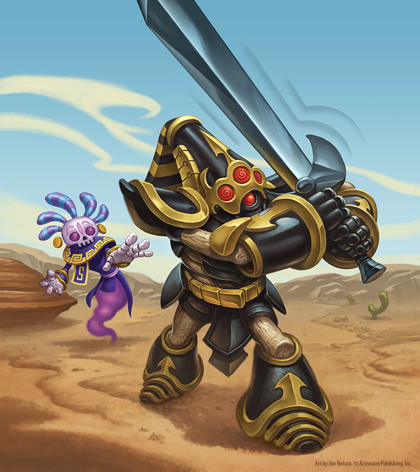 THE ART OF JIM NELSON: Skylanders Battlecast: Crypt King and Bad Juju