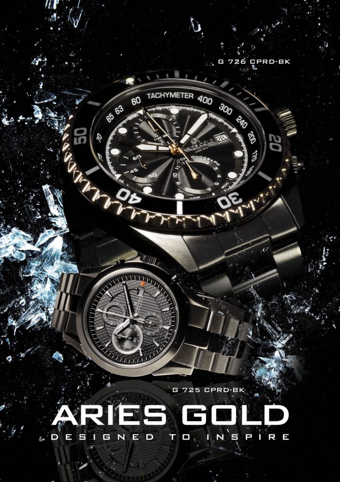 Win Your favourite Aries Gold Watch! :)