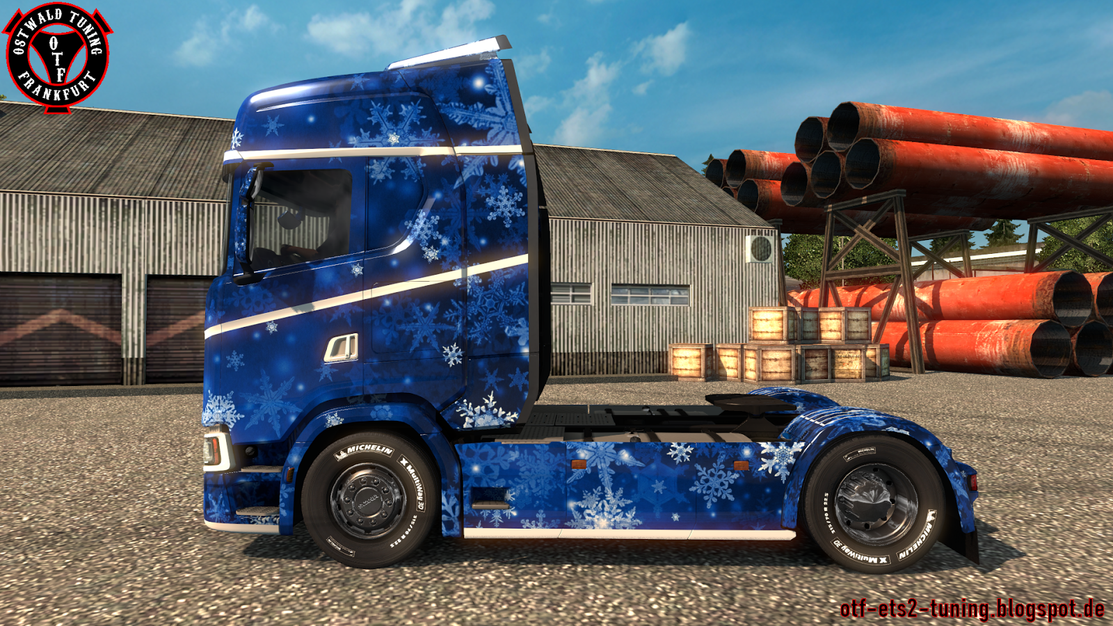 Ostwald Tuning Frankfurt: SCANIA S Next Generation - Snowflakes Combo