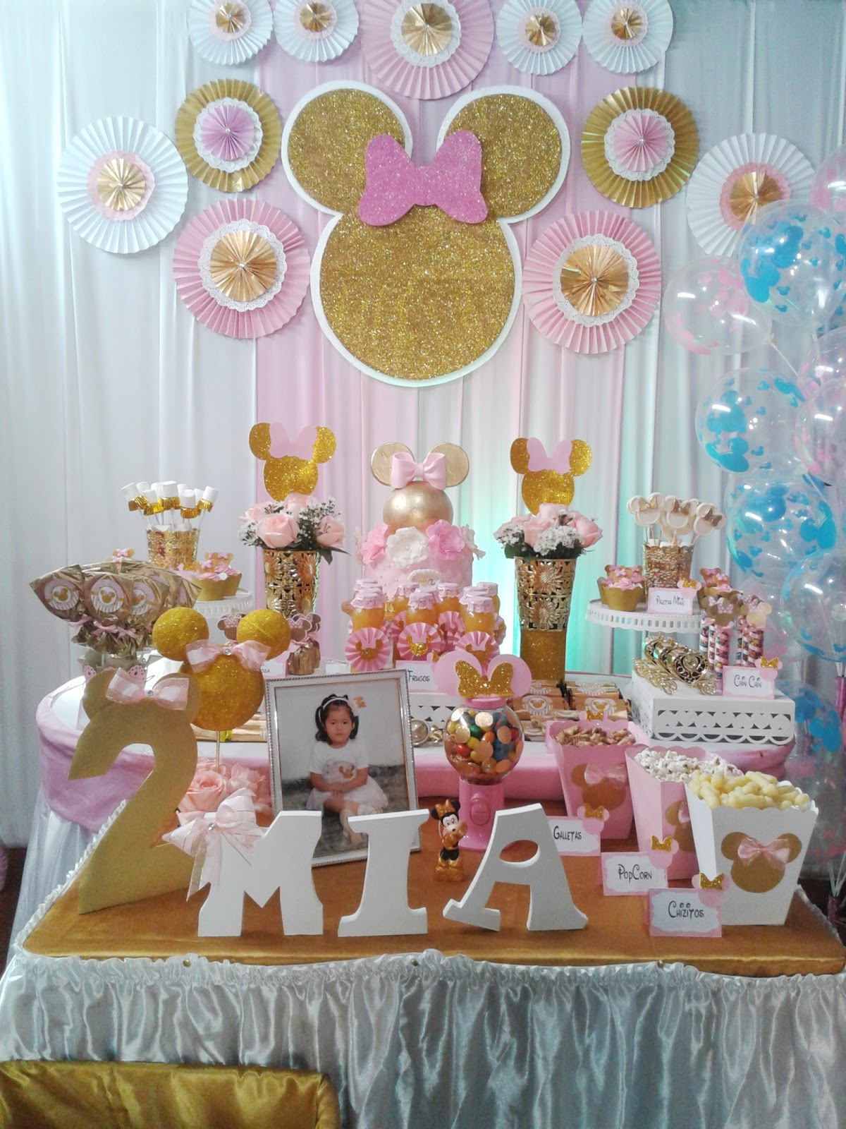 👶 🎈 🍰 🍭 FIESTA INFANTIL MINNIE GOLD 👶 🎈 🍰 🍭 | Jely