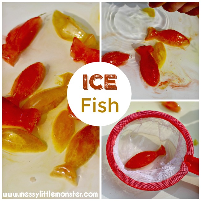 Ice Fish Play - Messy Little Monster