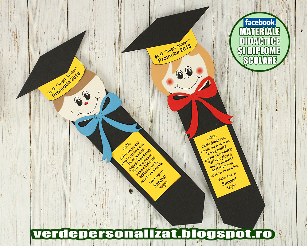 verde personalizat: Semn de carte absolvire