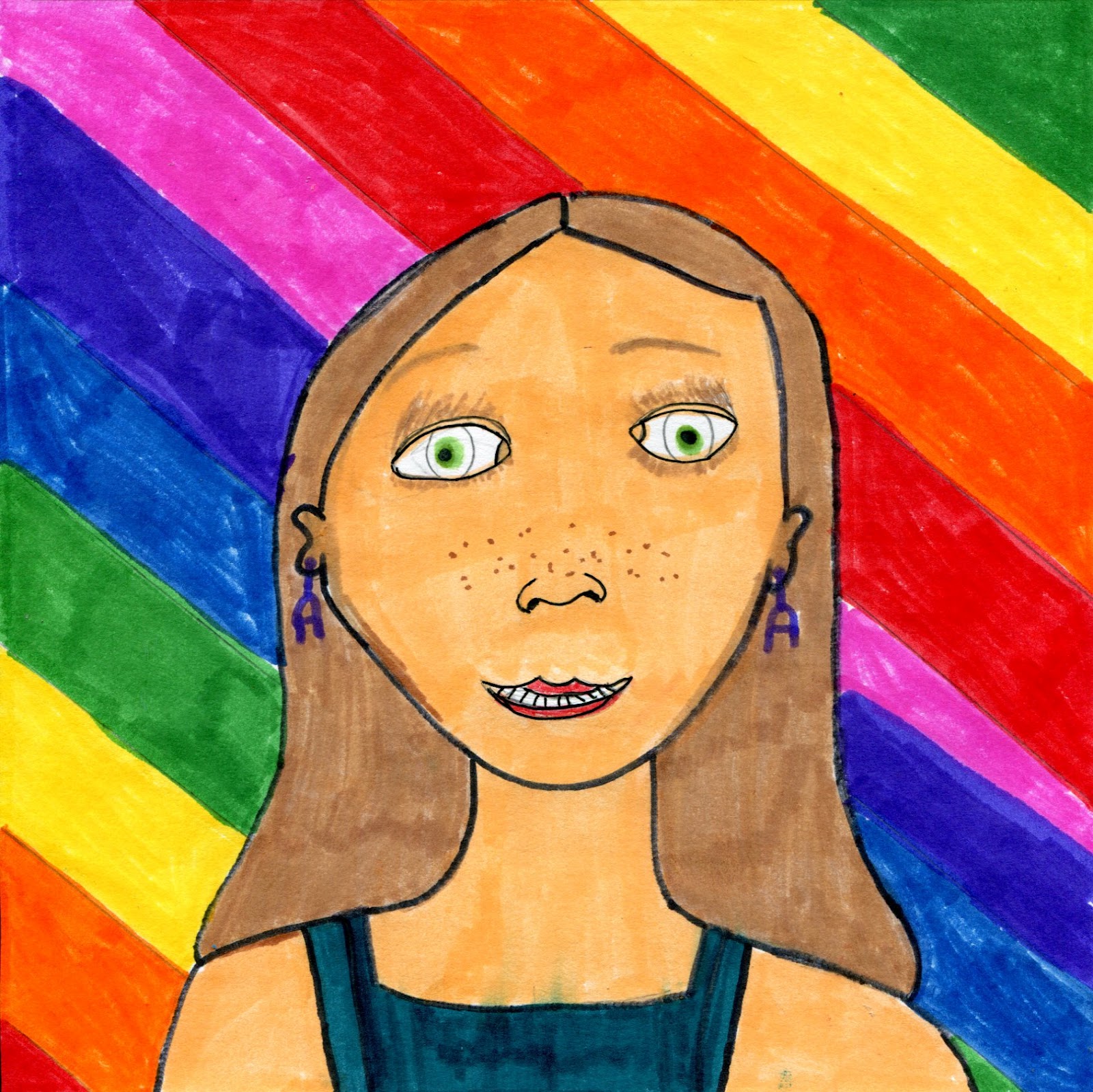 Mrs. Clement's Art Room: 4th Grade Self Portraits