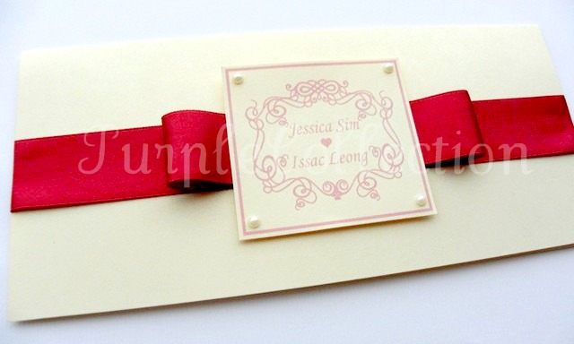 Jessica & Issac's Handmade Wedding Invitation Cards