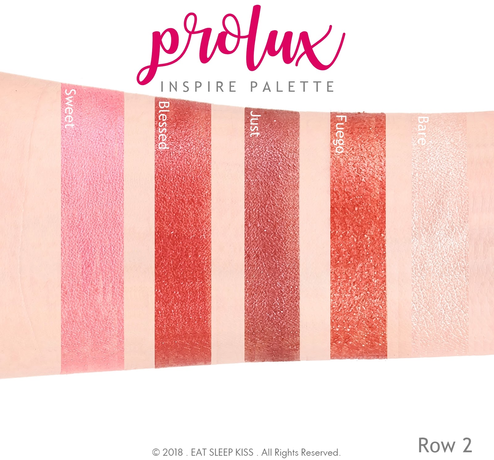 Review: Prolux Cosmetics Inspired Palette - eat . sleep . kiss