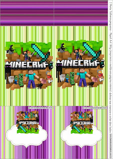 Minecraft Party Free Printable Candy Bar Labels. - Oh My Fiesta! for Geeks