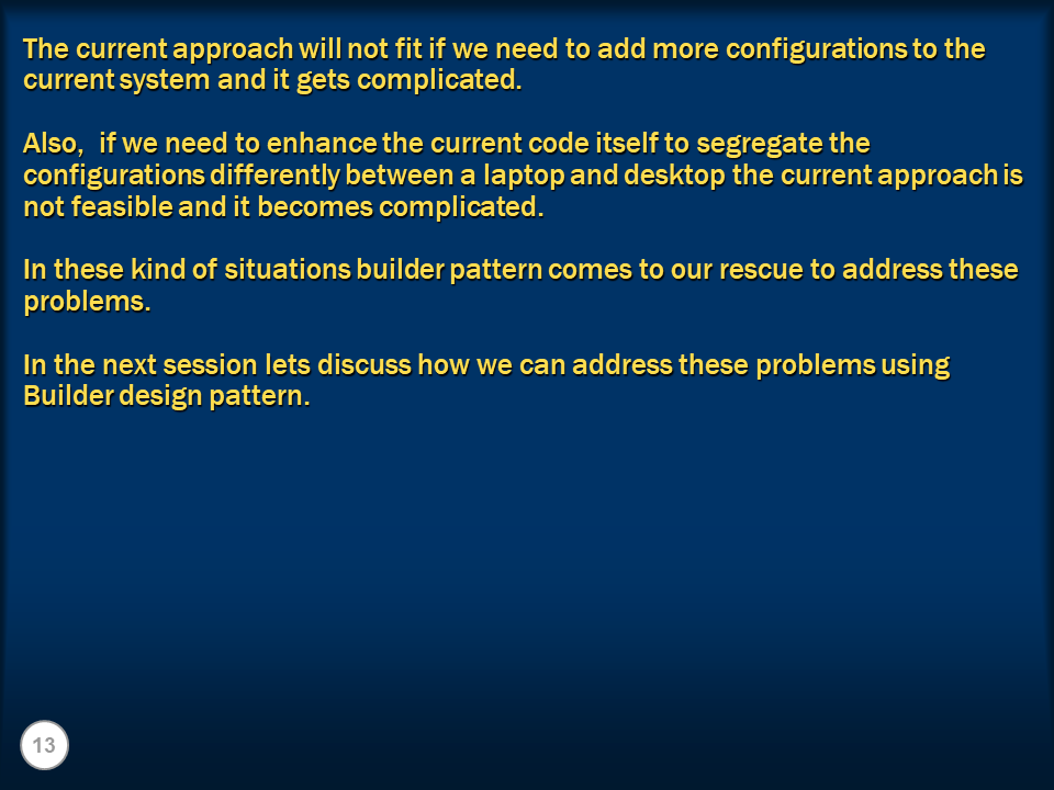 Sql server, .net and c# video tutorial: Builder Design Pattern ...