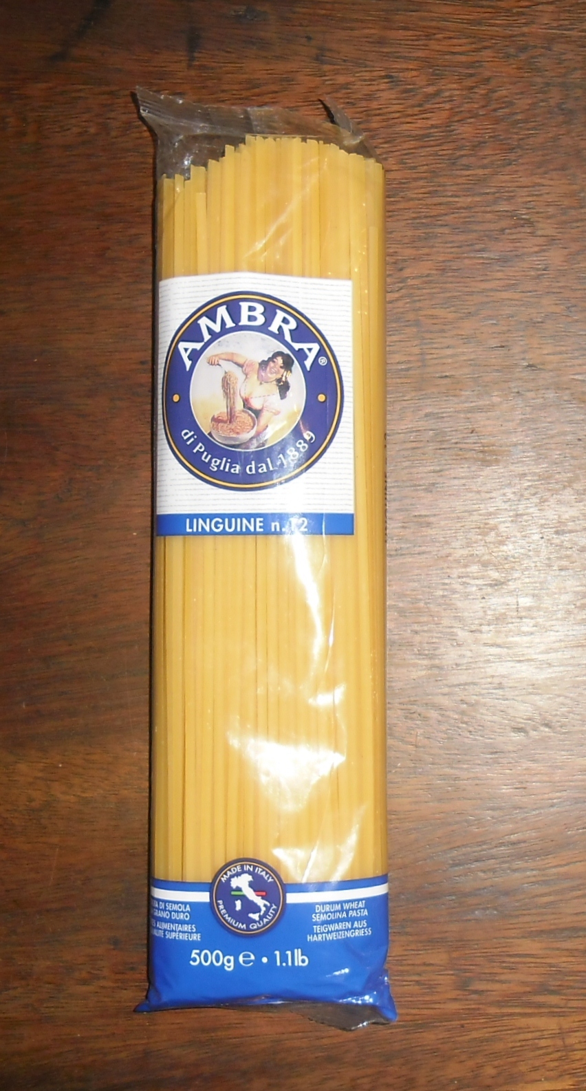 Pasta Importada: AMBRA "Di Puglia dal 1889" Linguine n. 12 500 gr 1.1 lb