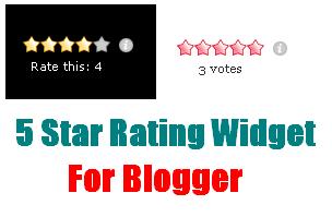 How To Add Rating Widget To Blogger ~ Nanno Design Blog