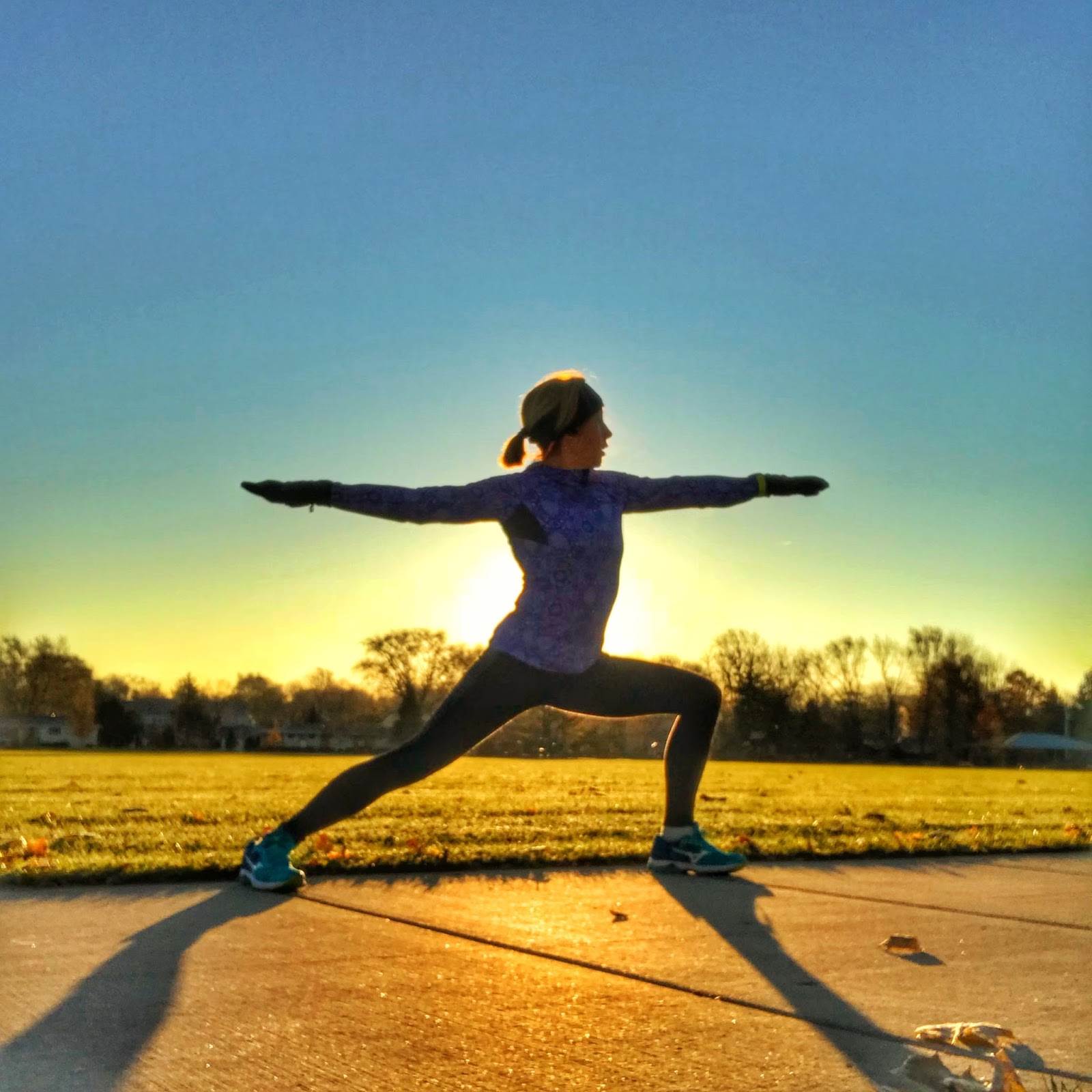 This warrior caught the sunrise on Wednesday's run!