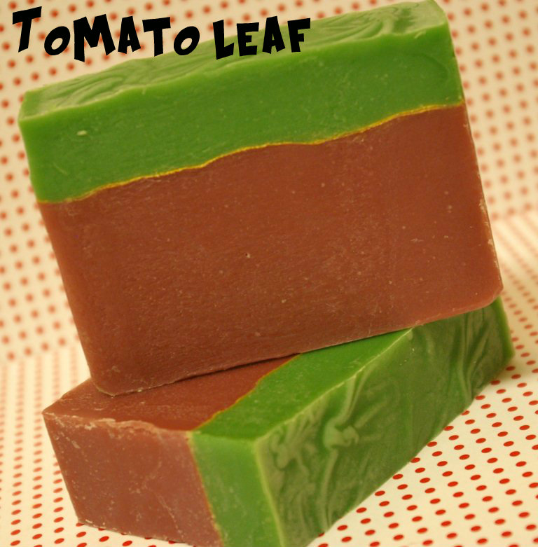 I'd Lather Be Soaping: Tomato Leaf Soap