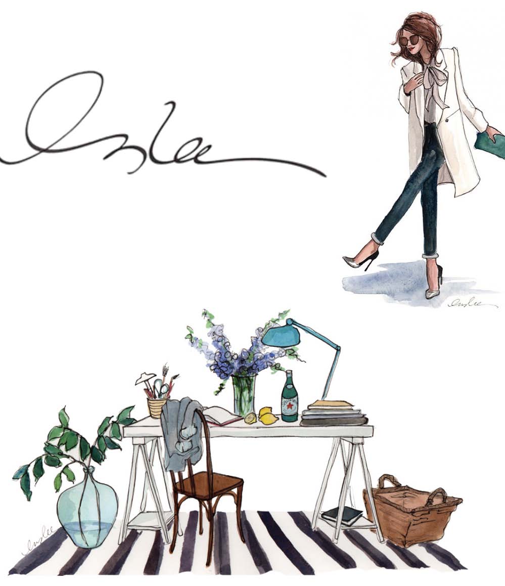 Authenticity b. : {Inslee By Design} Fashion Illustrator to Follow.