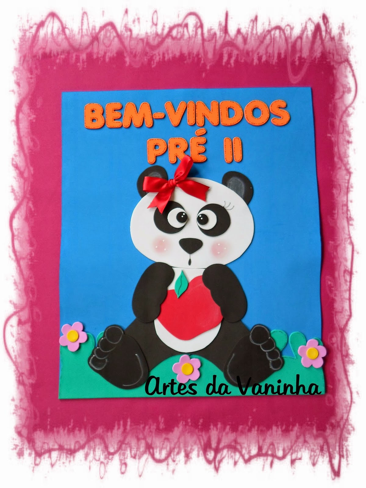Artes da Vâninha: SALA DE AULA PANDA