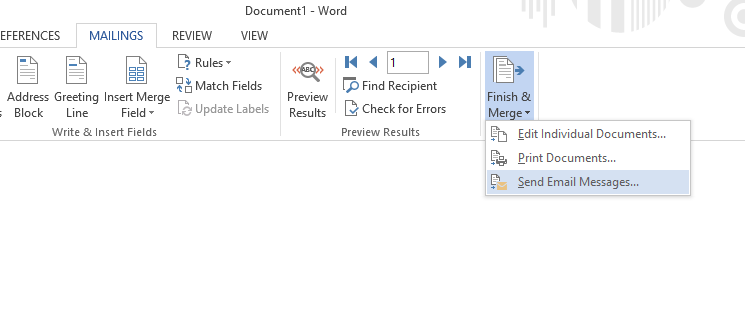 Using MS Outlook for bulk/ mass emailing