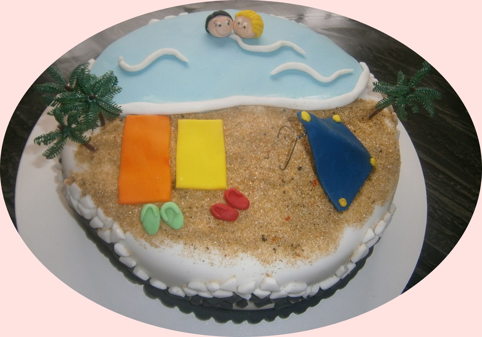 Ariani M. Bolos Artísticos e Tortas: Bolo Lua de mel Turistas