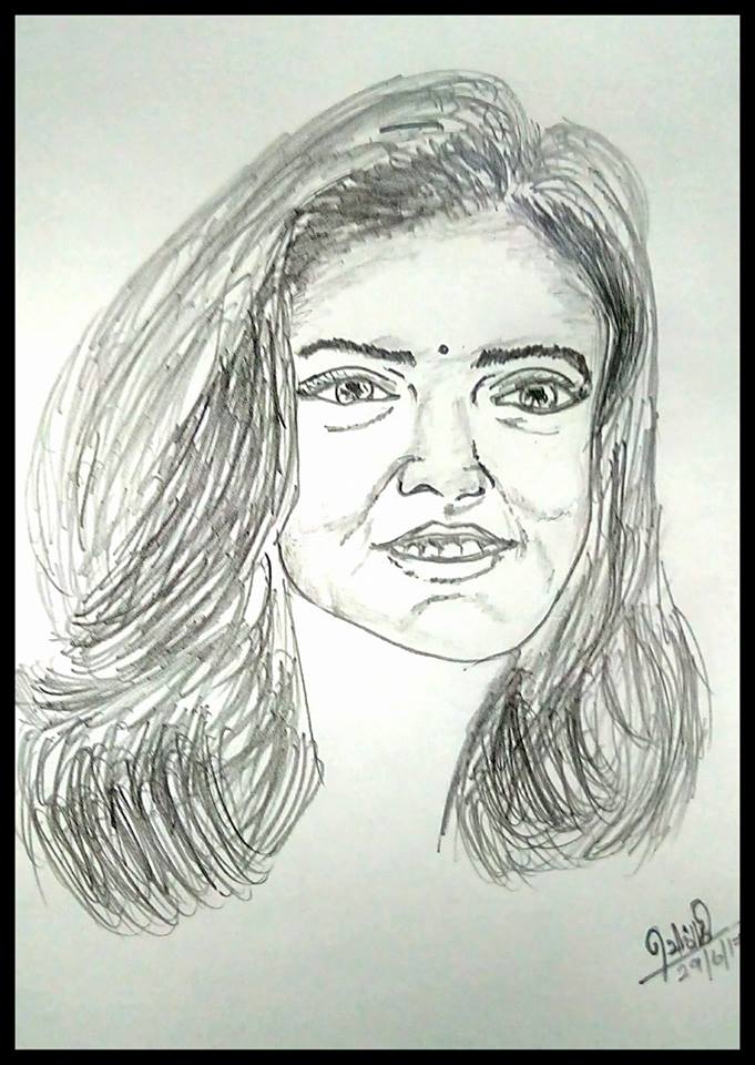 Venky's Pencil Play: Nazriya Nazim