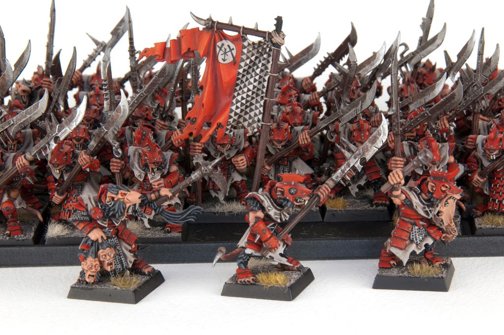 Showcase: Skaven Stormvermin Unit #1 - Tale of Painters