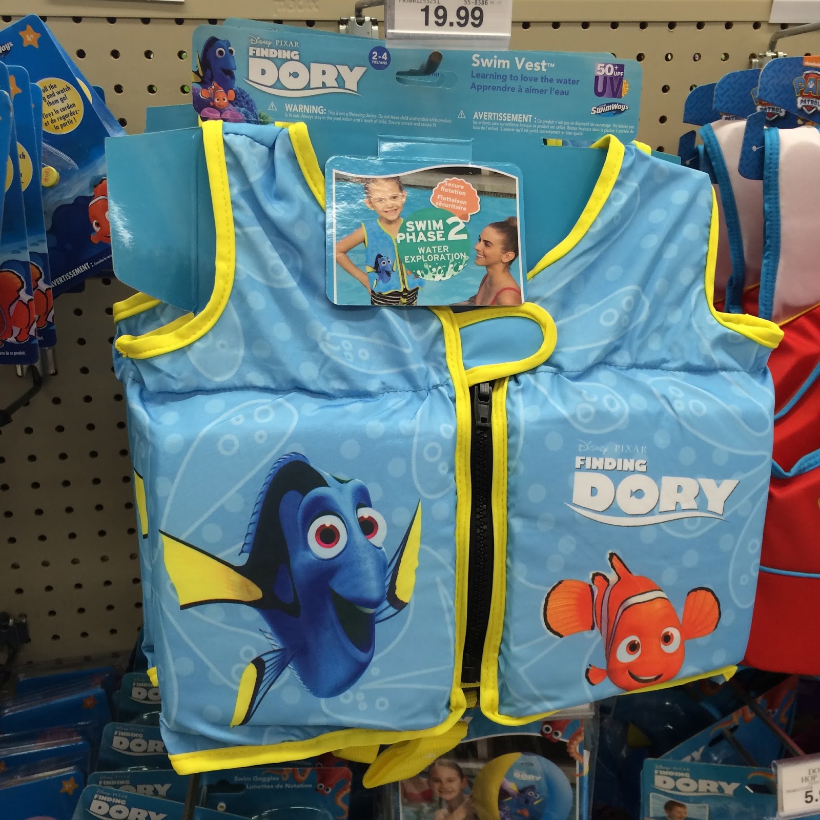 Dan the Pixar Fan: Events: Finding Dory Merch Release (Swim Gear, Water ...