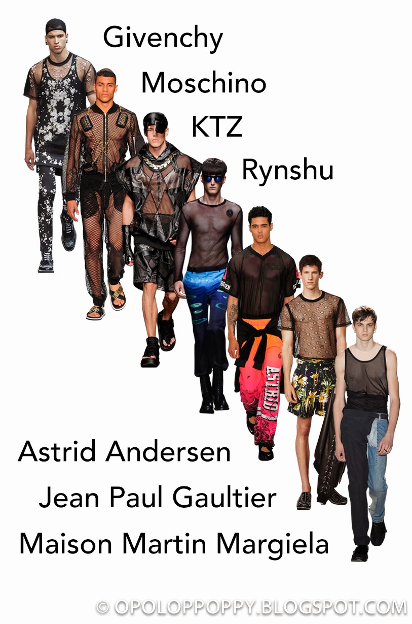 OPOLOP POPPY: Mens S/S 2015 : Jean on Jean / See Through / Camouflage ...