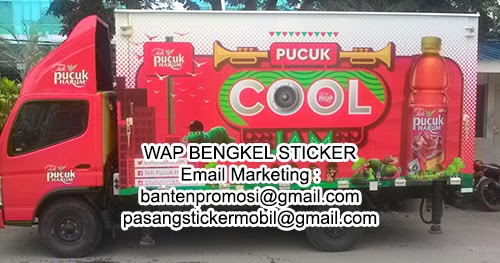 Pasang Stiker Mobil Truk Box | Promosi Sticker