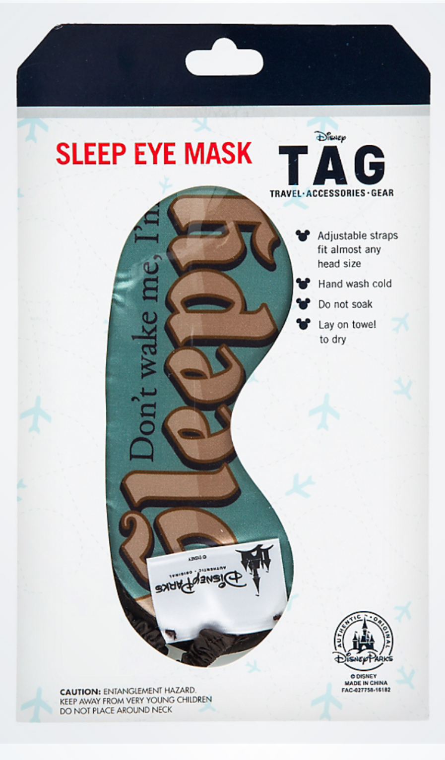 Filmic Light - Snow White Archive: Grumpy & Sleepy TAG Sleep Masks