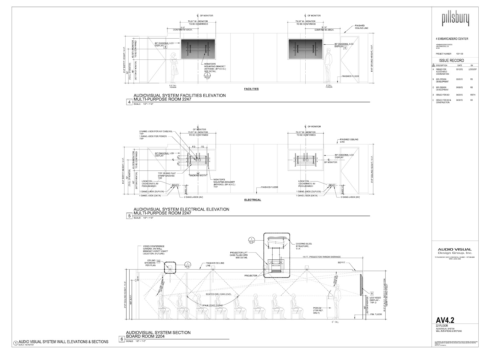 ARCXEN CAD Design Studio: Audio Visual Engineering Drawings