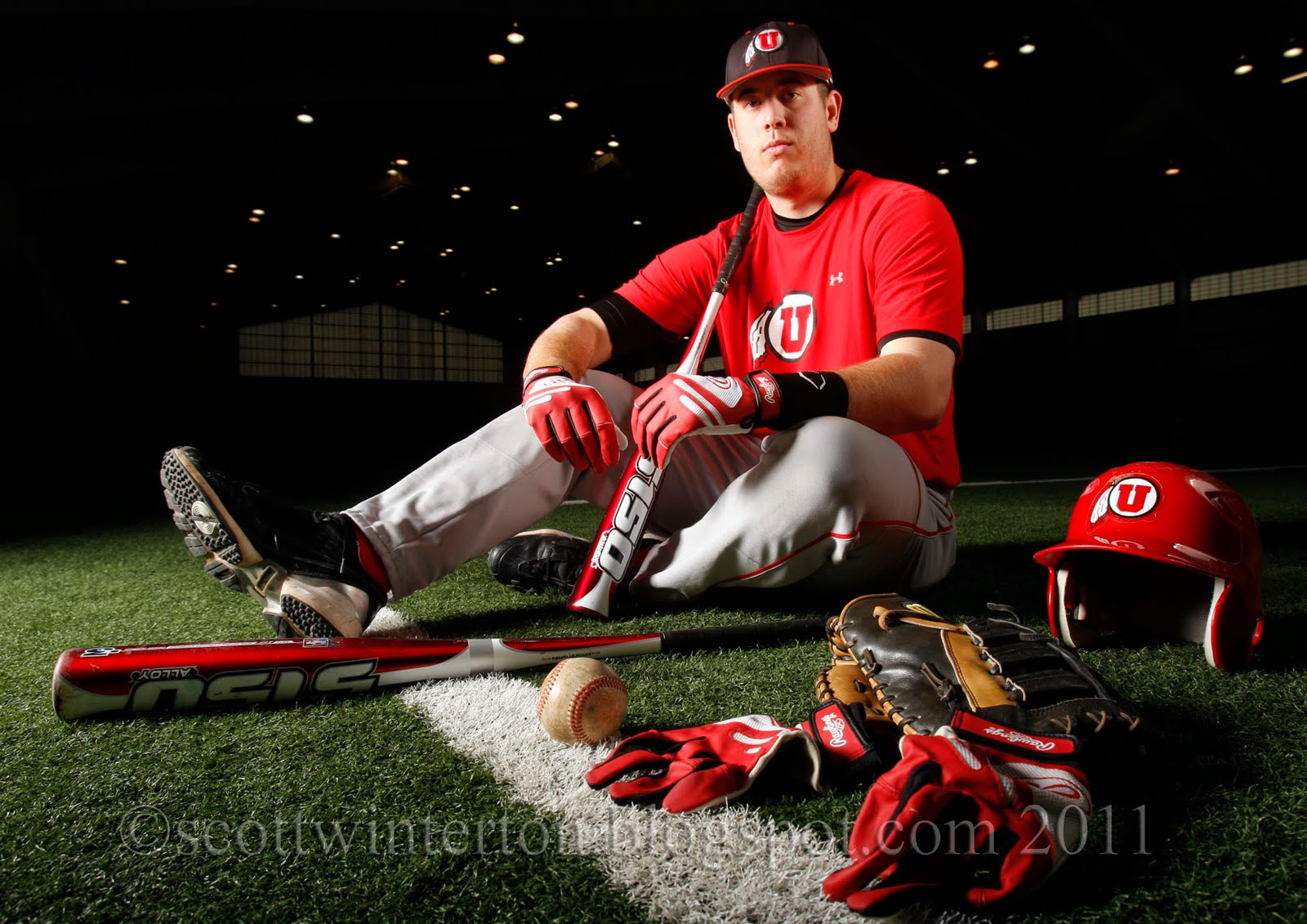 Scott G Winterton Photographer: University of Utah baseball player C.J ...