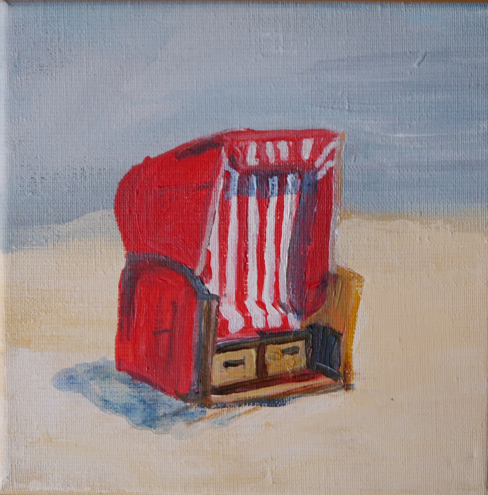 Strandkörbe im Juli