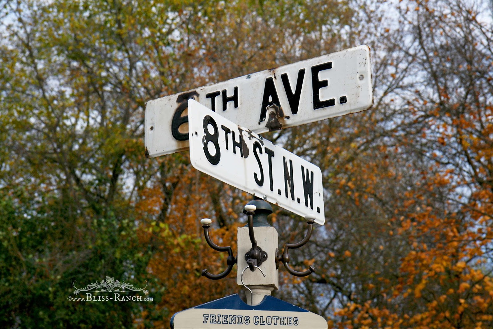Bliss Ranch: Coat Tree Street Sign