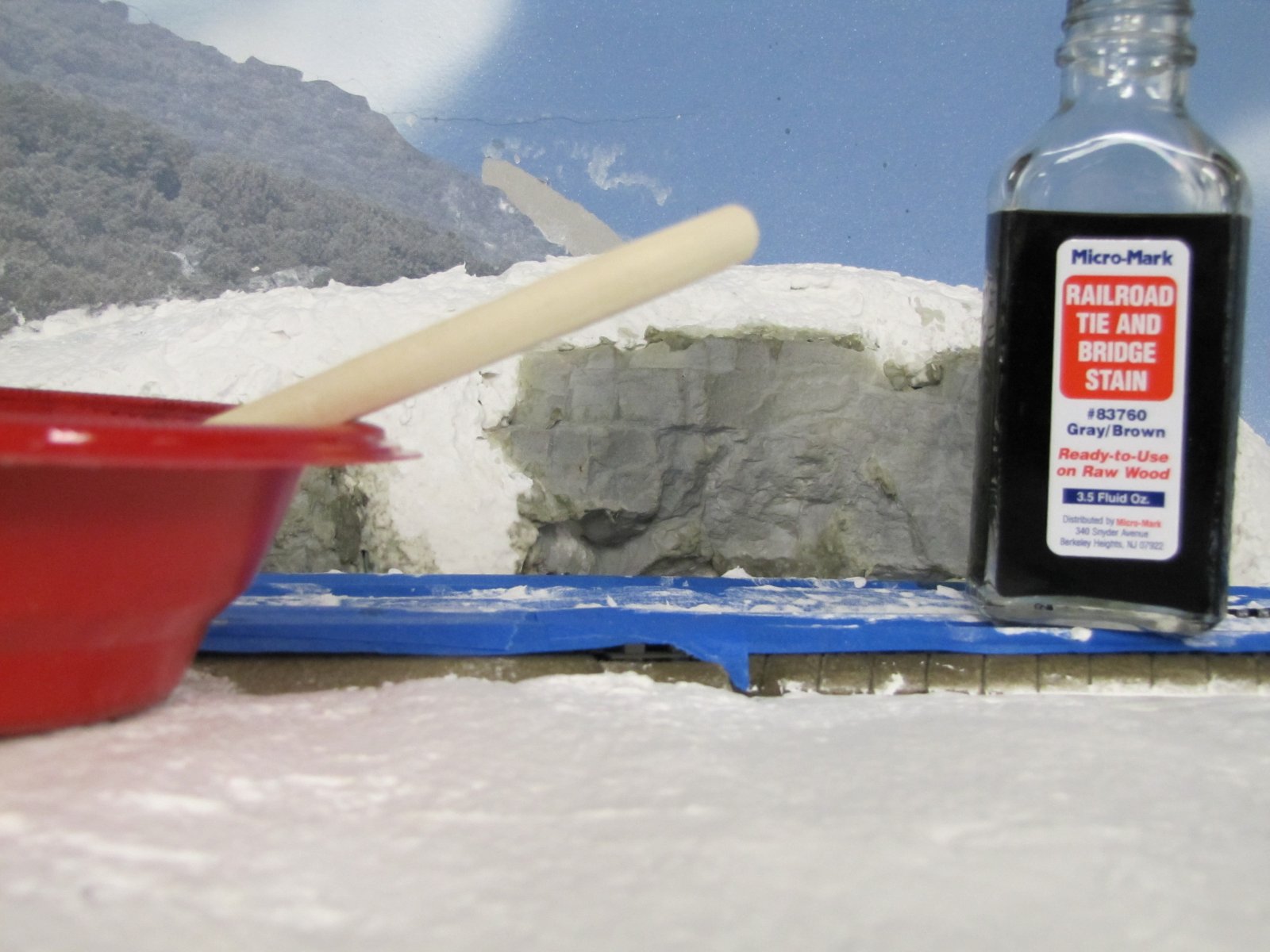 Ed's Retirement Railroad: Rock Finishing