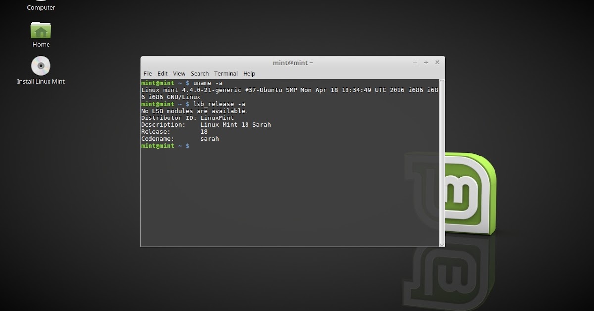 Linux Mint 18 Cinnamon screenshots