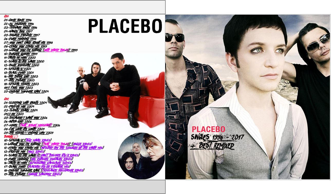 MUSICOLLECTION: PLACEBO - Singles 1996 2017 & Remixed - 2017