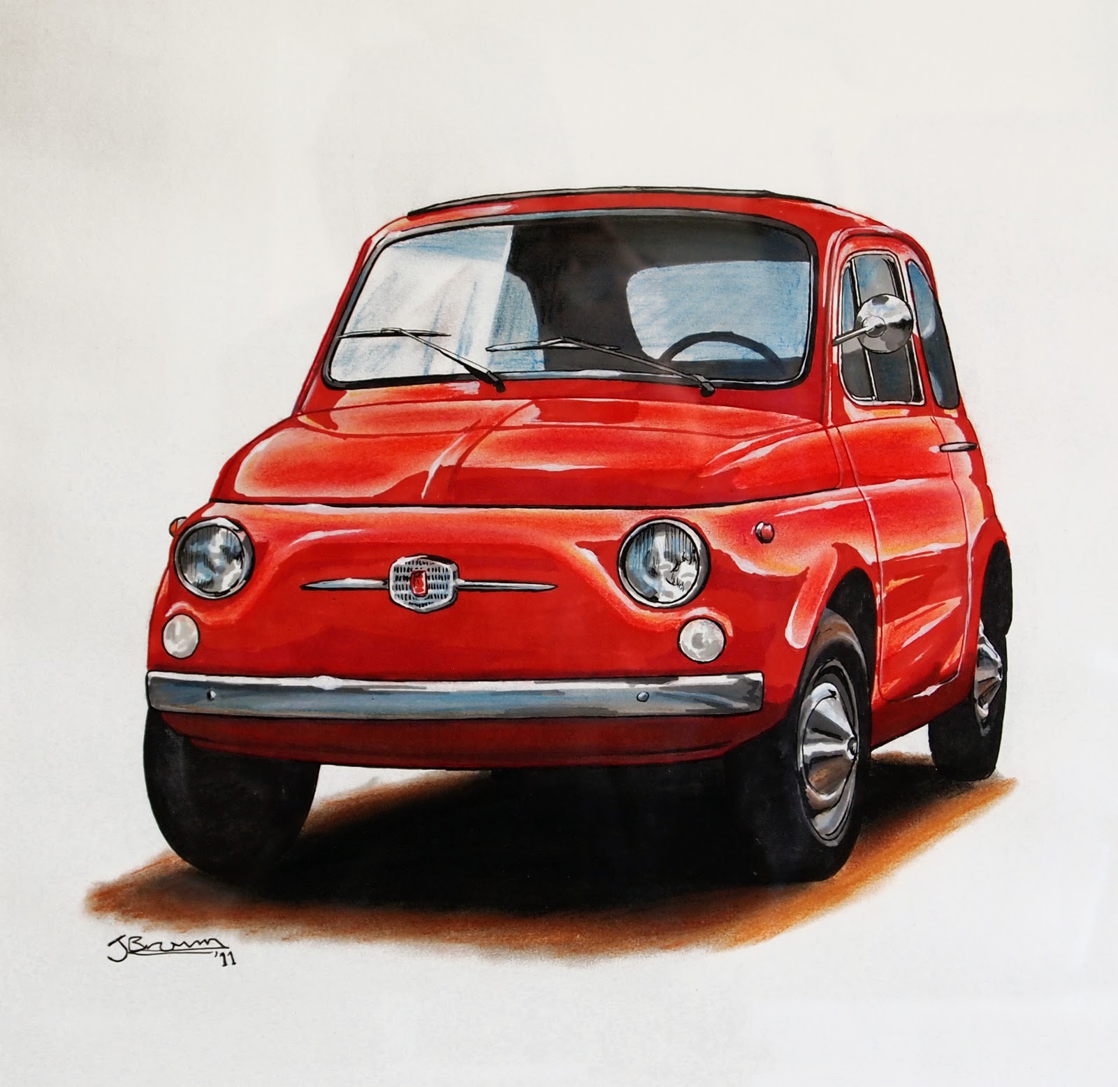 Jake Brown Art: ..some more car drawings