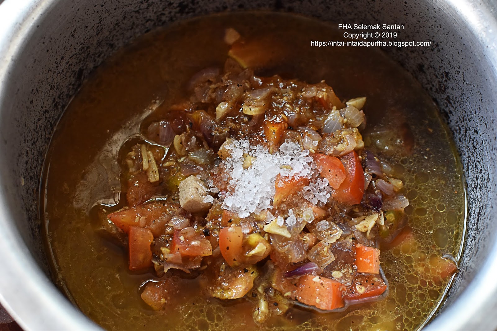 BAMYA PAHA KAMBING ...egyptian food and recipes - FHA Selemak Santan