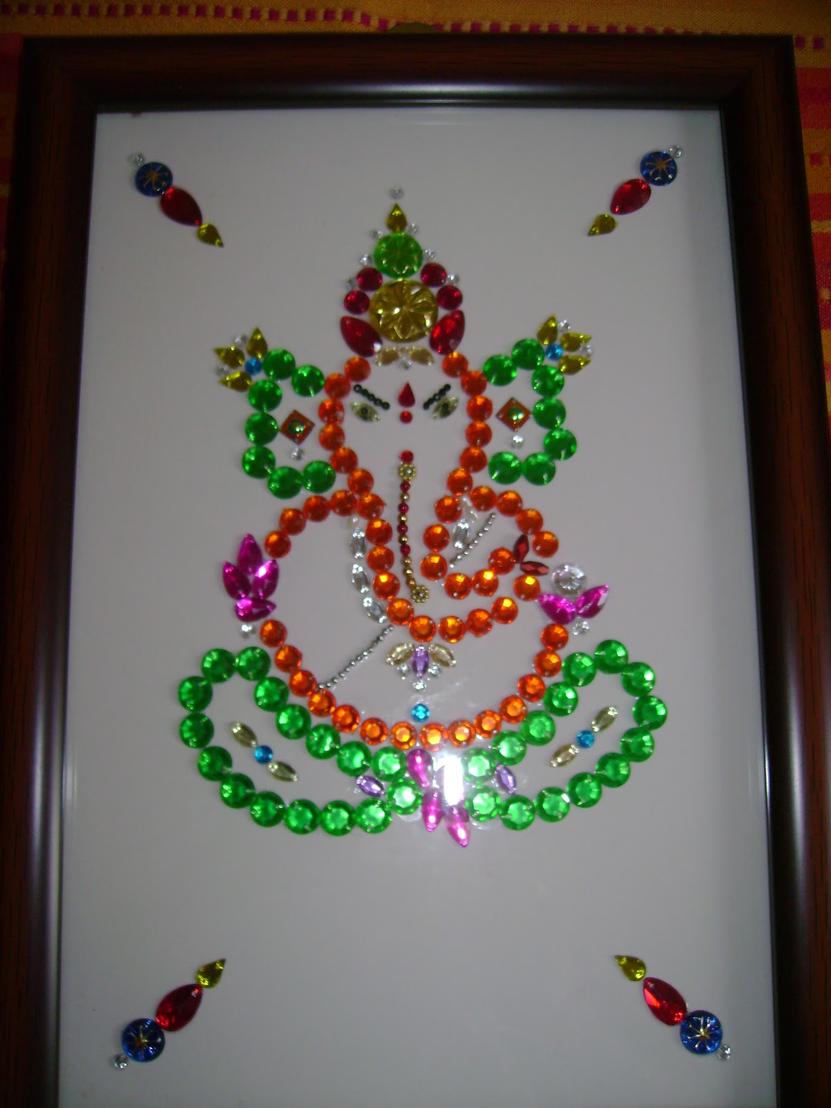 CRAFTS RECIPIES: Ganesh with different materials