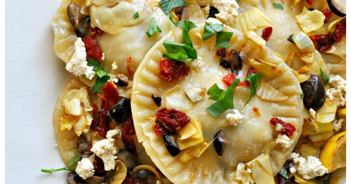 Vegan Mediterranean Ravioli - Top Recipes