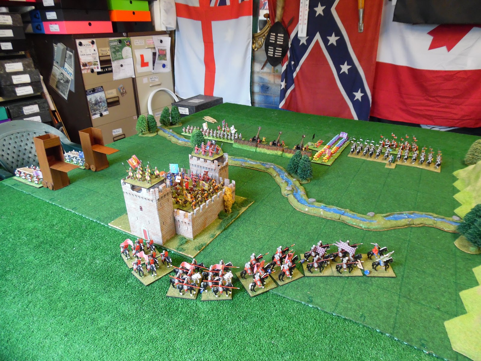 Westerhope Wargame Group: Medieval Siege-solo game