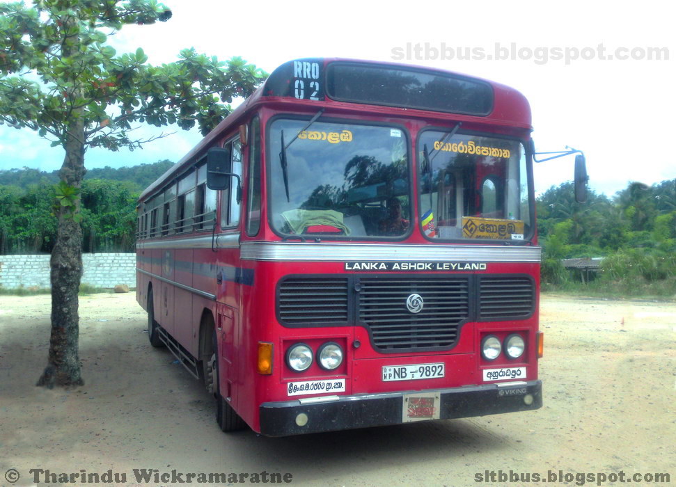 SLTB buses - ශ්‍රී ලංගම බස්: Ashok Leyland Viking Turbo bus from SLTB ...
