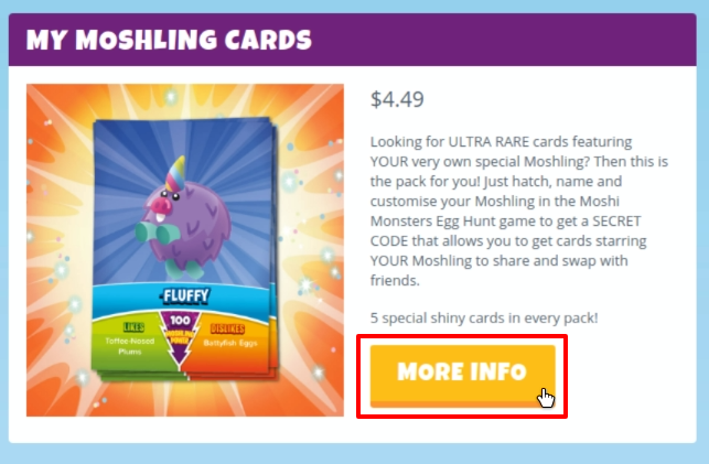 Moshi Net 22: Moshi Egg Hunt Codes: Cards