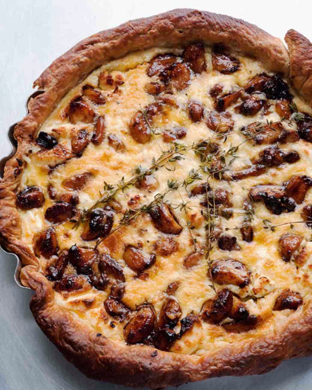 Caramelized Garlic Tart - The Blondissima