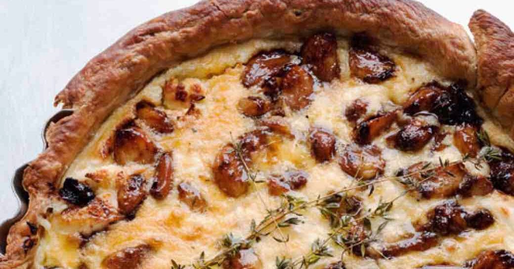 Caramelized Garlic Tart - The Blondissima