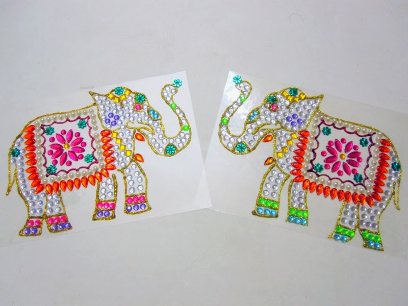 ItsCraftsTime:-): Floor rangoli 3- Elephant