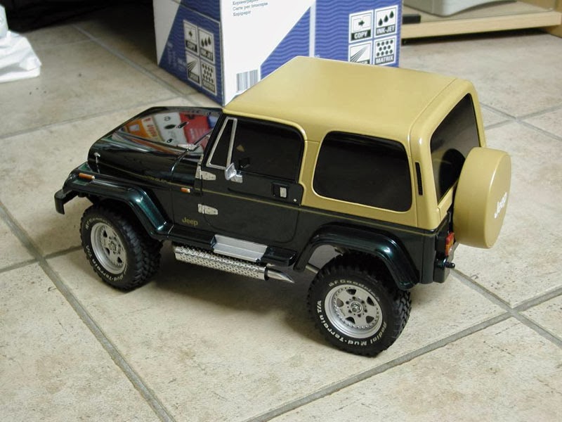 tonihimawan rc helicopter: RC MOBIL TAMIYA CC01 JEEP WRANGLER (BARU).