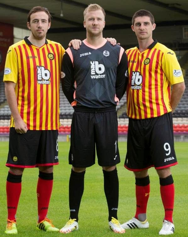 Nueva Partick Thistle Inicio Strip 14/15- Joma Partick Thistle Kit 2014 ...