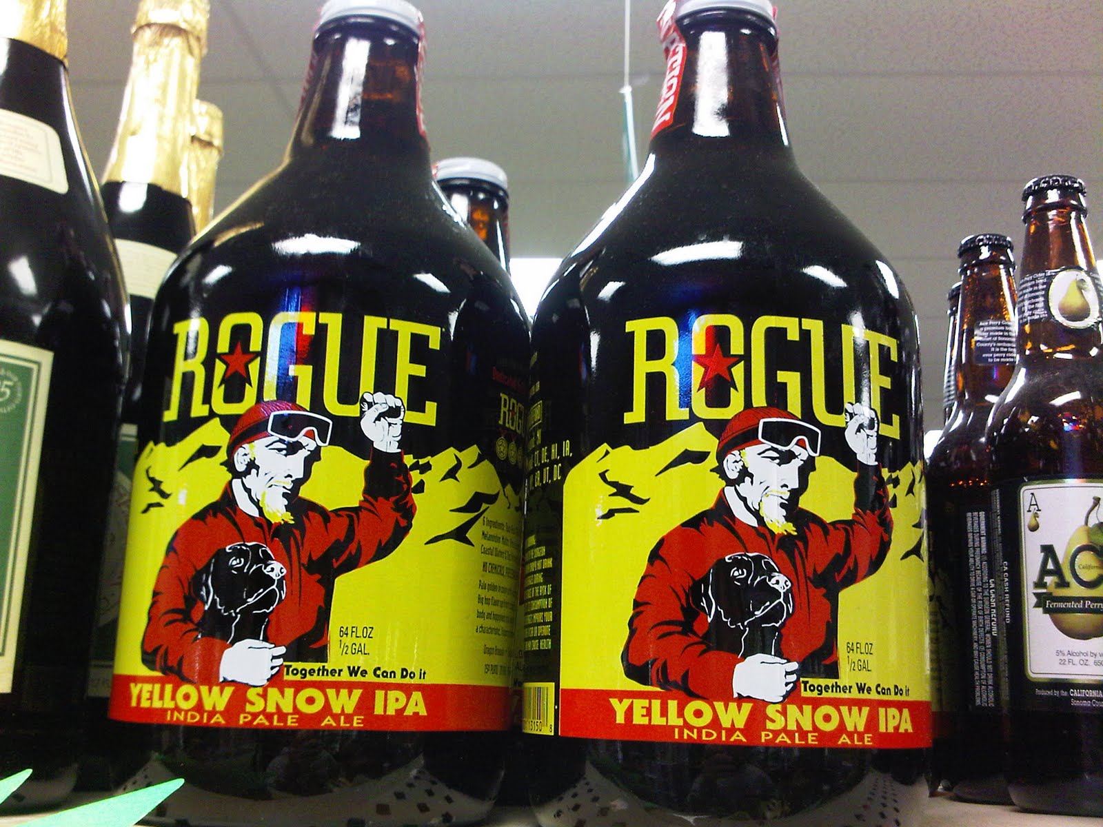 The Pizza Project: Booze...in 50 Words or Less: Rogue Yellow Snow IPA