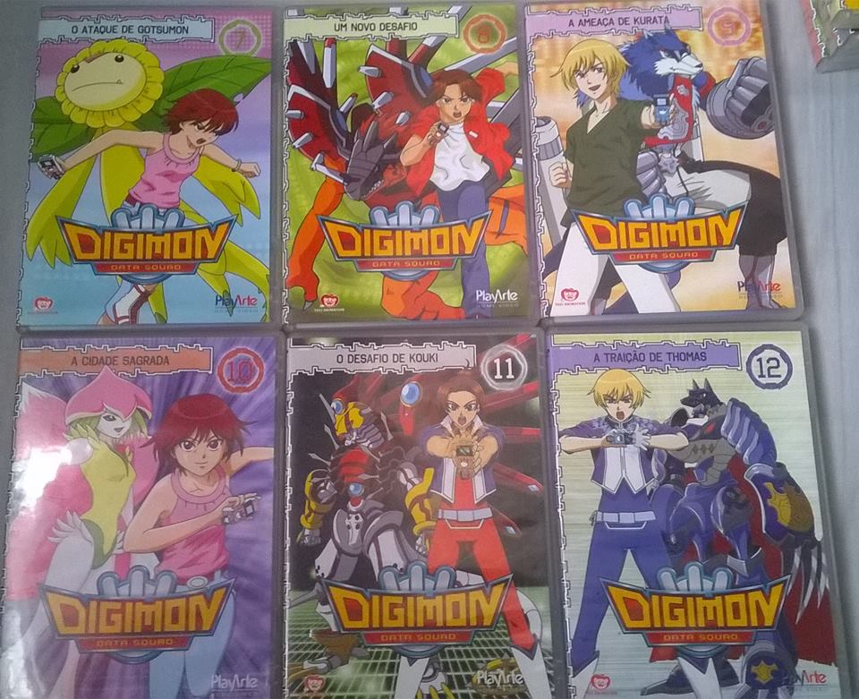 Digimon BR: Todos os DVDs de Digimon lançados no Brasil
