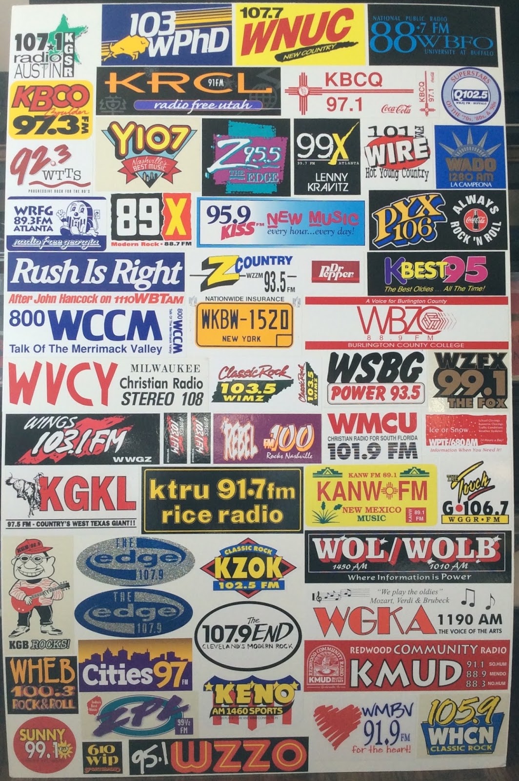 Radio Sticker of the Day: Sticker Board #10