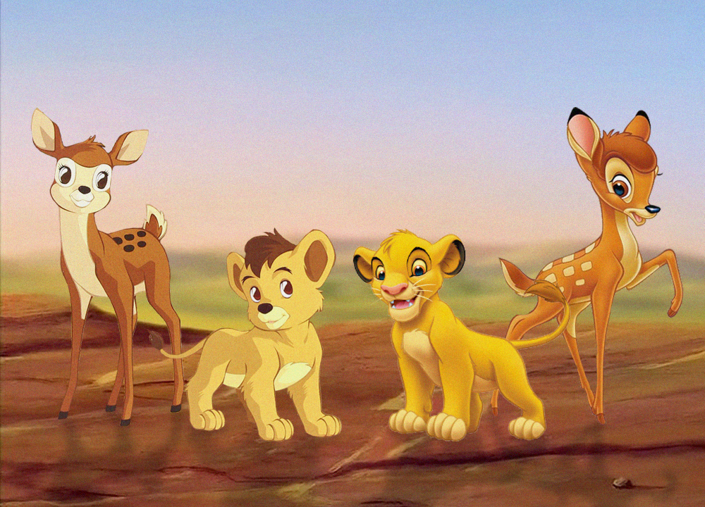 AVENUE OF THE STARS: Simba & Bambi (Buckshot): Mongo Tv's Vs. Disney's
